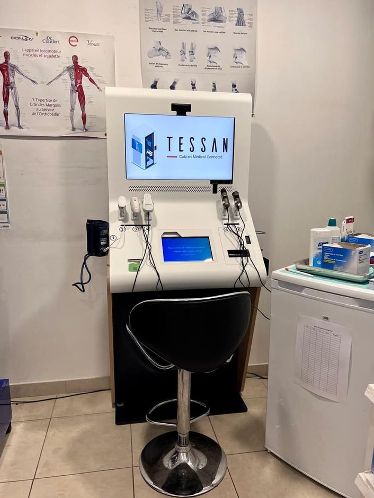 La borne de téléconsultation | Tessan